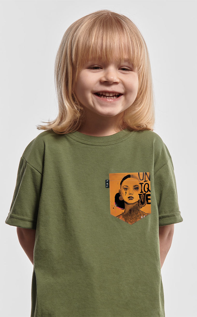 Unique-Children's Pocket T-Shirt | Pockets & Threads
