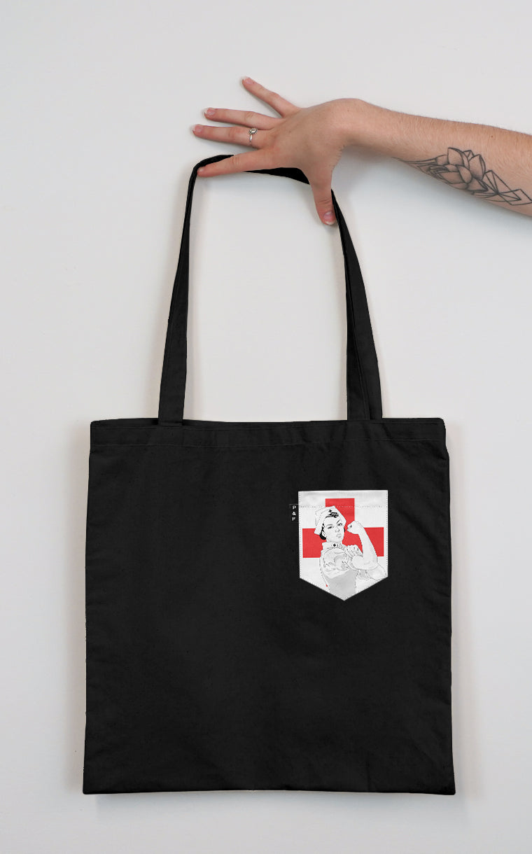 The Real MVPs-Tote Bag with Accessory Pocket | Pockets & Threads